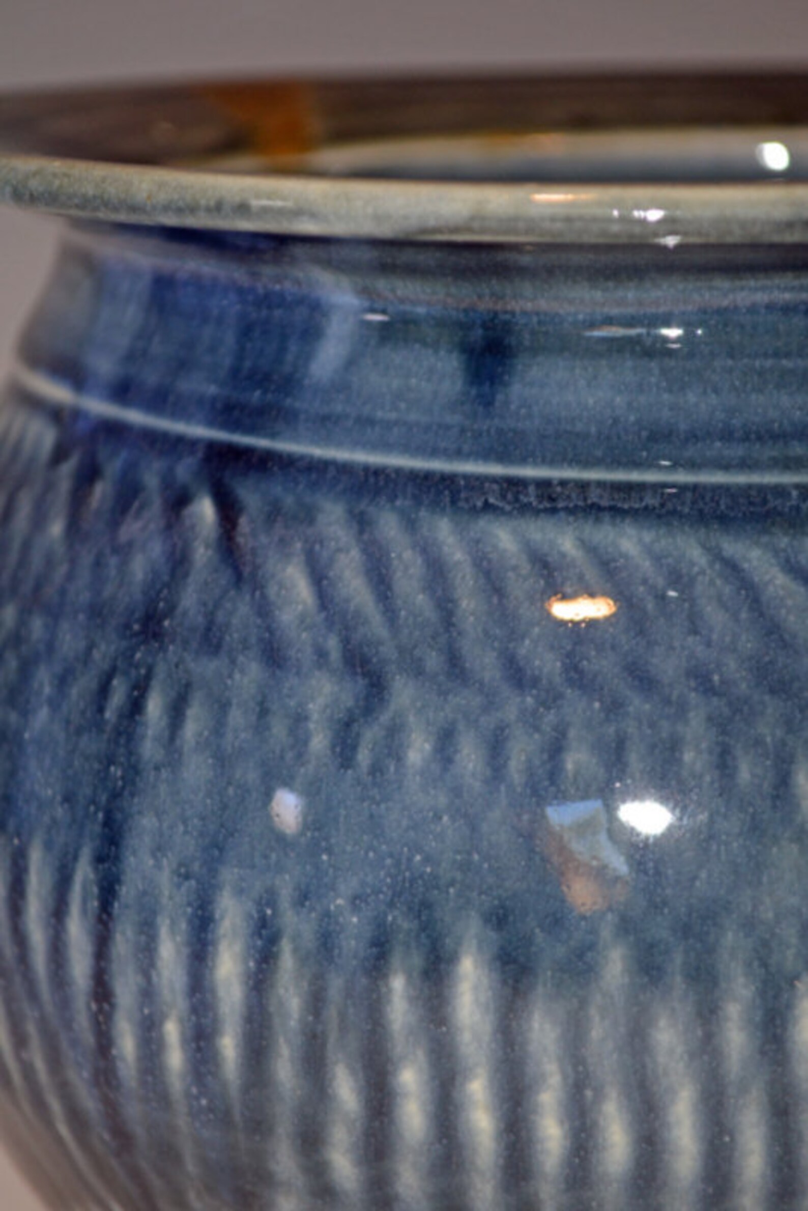 Ceramic Vase Handmade Vase Pottery Blue Pottery Vase Large - Etsy