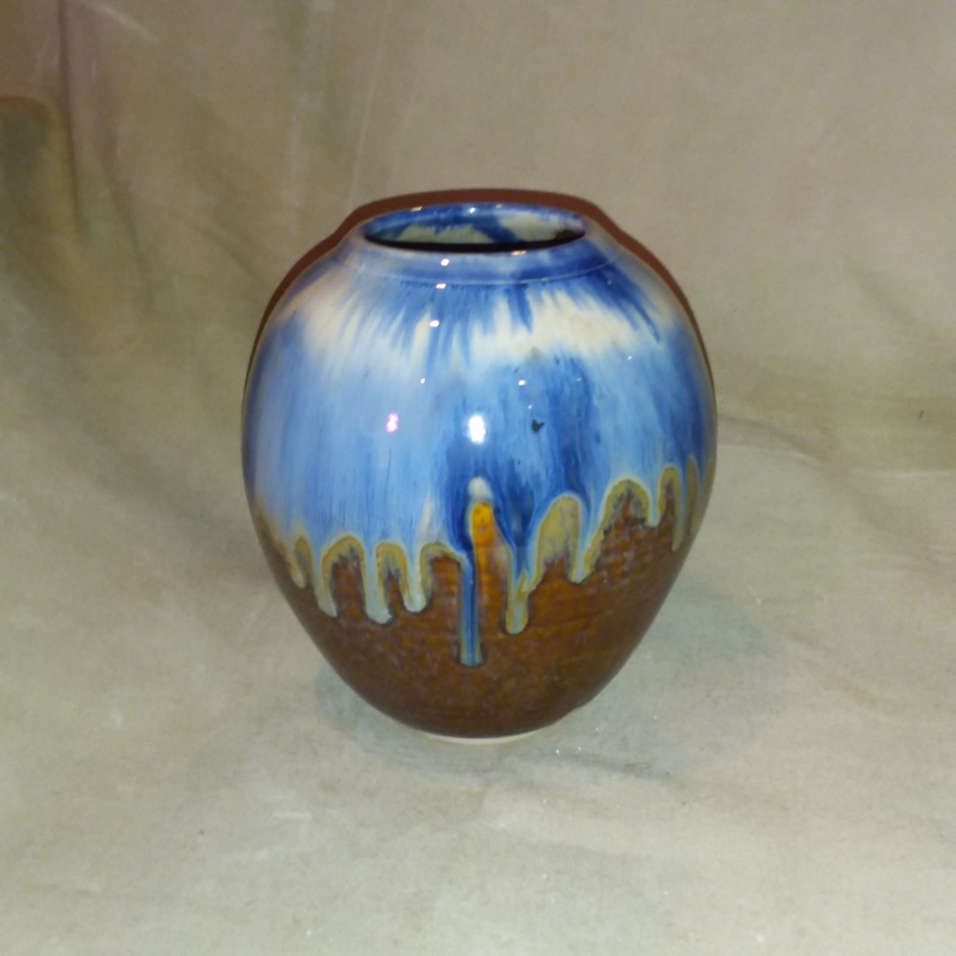 Ceramic Vase Handmade, Vase Pottery, Blue, Pottery Vase, Vase for ...