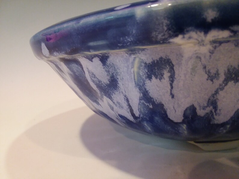 Large Ceramic Bowl, Pottery Bowl, Pottery Handmade, Blue, Ceramics and ...