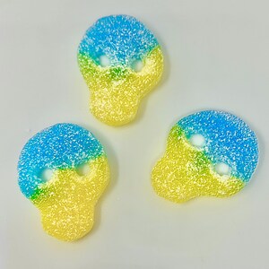 Sour Swedish Skull Gummies: Blue Raspberry Lemon Candy - Etsy