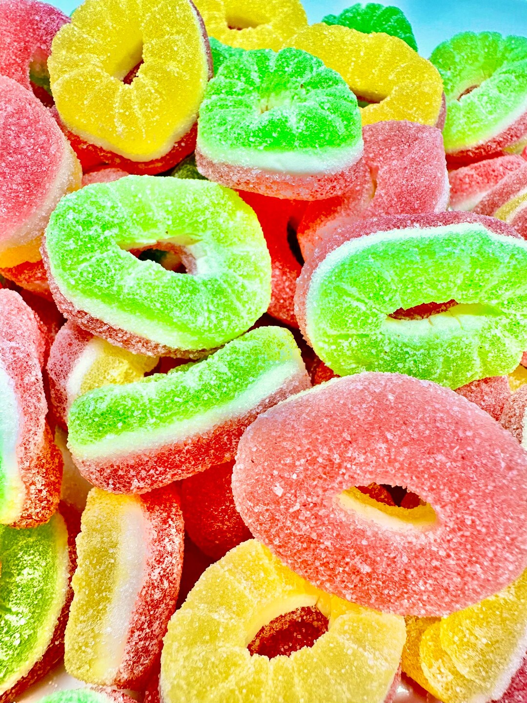 Tropical Gummy Loops: Cherry Limeade & Strawberry Pineapple - Etsy