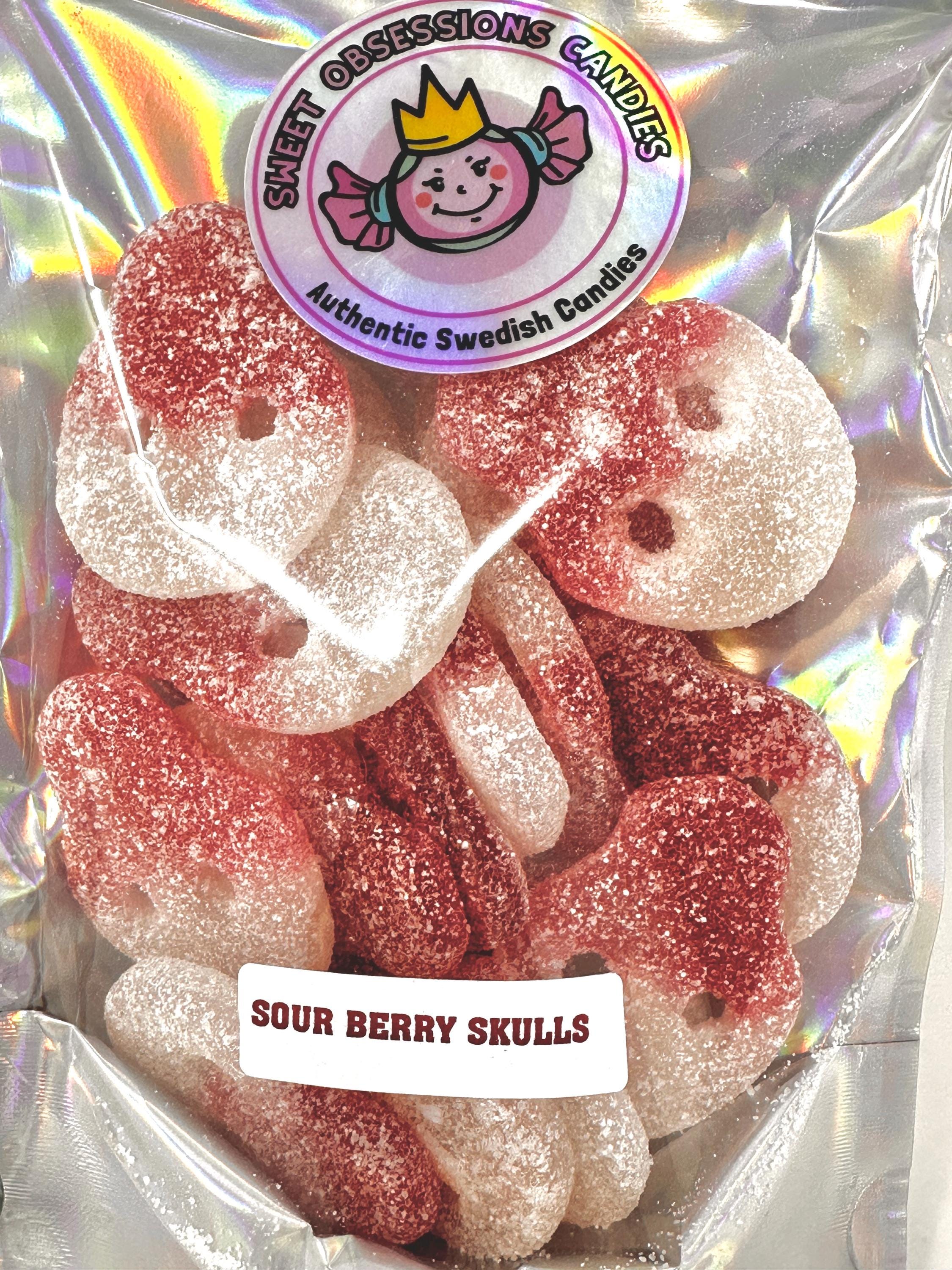 Sour Berry Skull Gummies: Swedish Candy Treat - Etsy