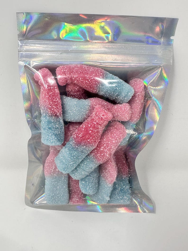 Swedish Bubblegum Fizzypop Bottles: Sour Fizzy Candy - Etsy