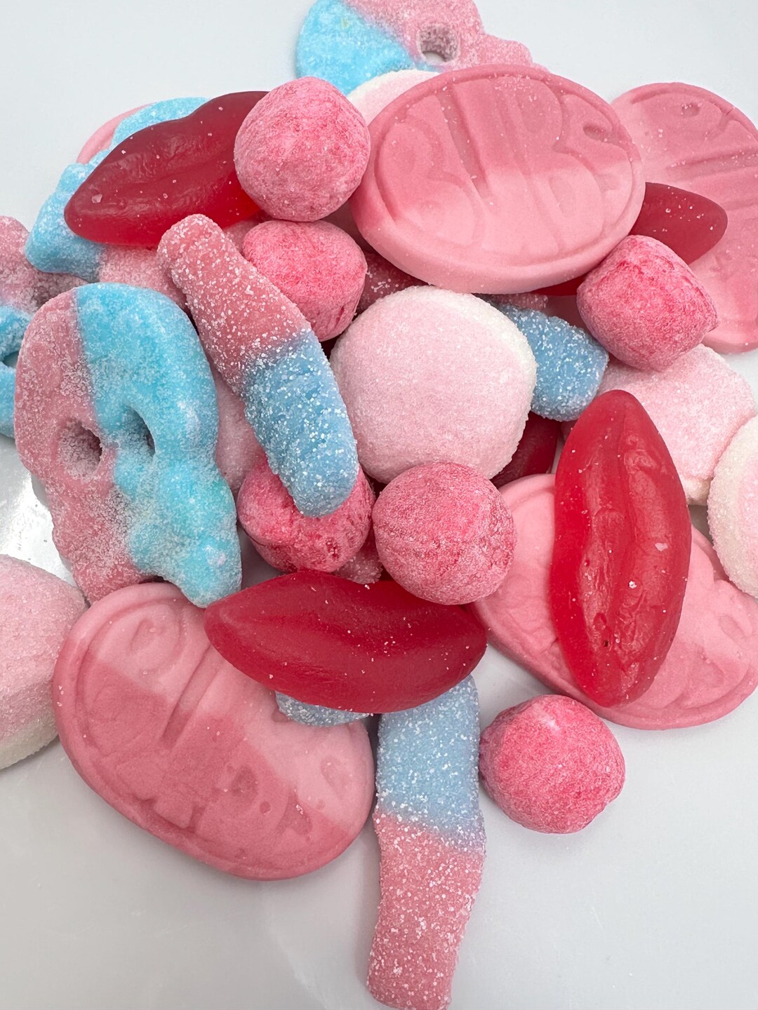 Valentine Themed Swedish Candy Sampler Mix, Bubs, Skully, Rocks, Fizzy ...