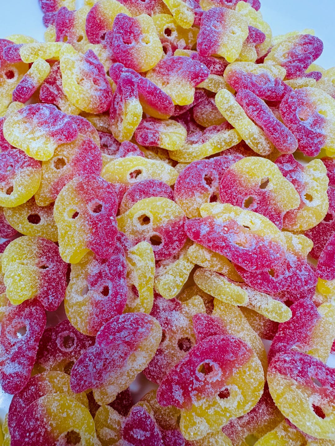 Bubs Sour Lemon Raspberry Mini Skulls, International Candy - Etsy