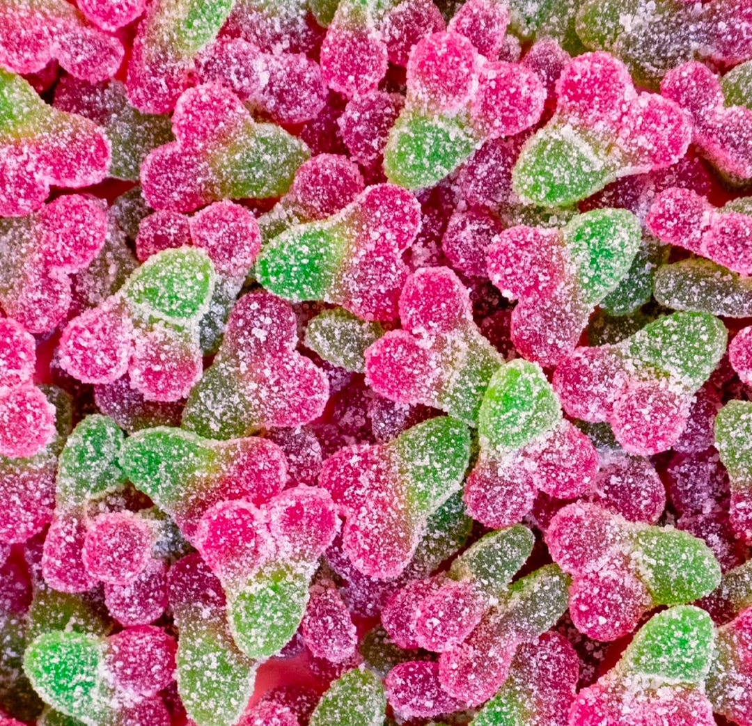 Sugar-free Swedish Sour Cherry Gummies: Swedish Candy - Etsy