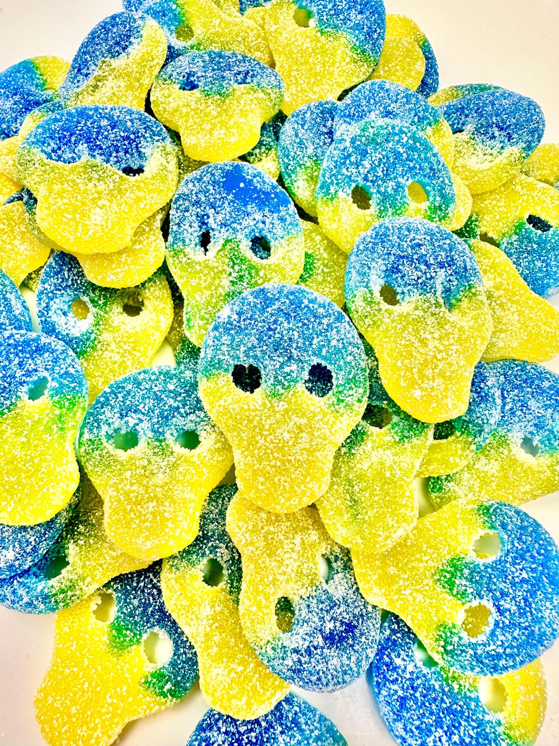 Sour Swedish Skull Gummies: Blue Raspberry Lemon Candy - Etsy