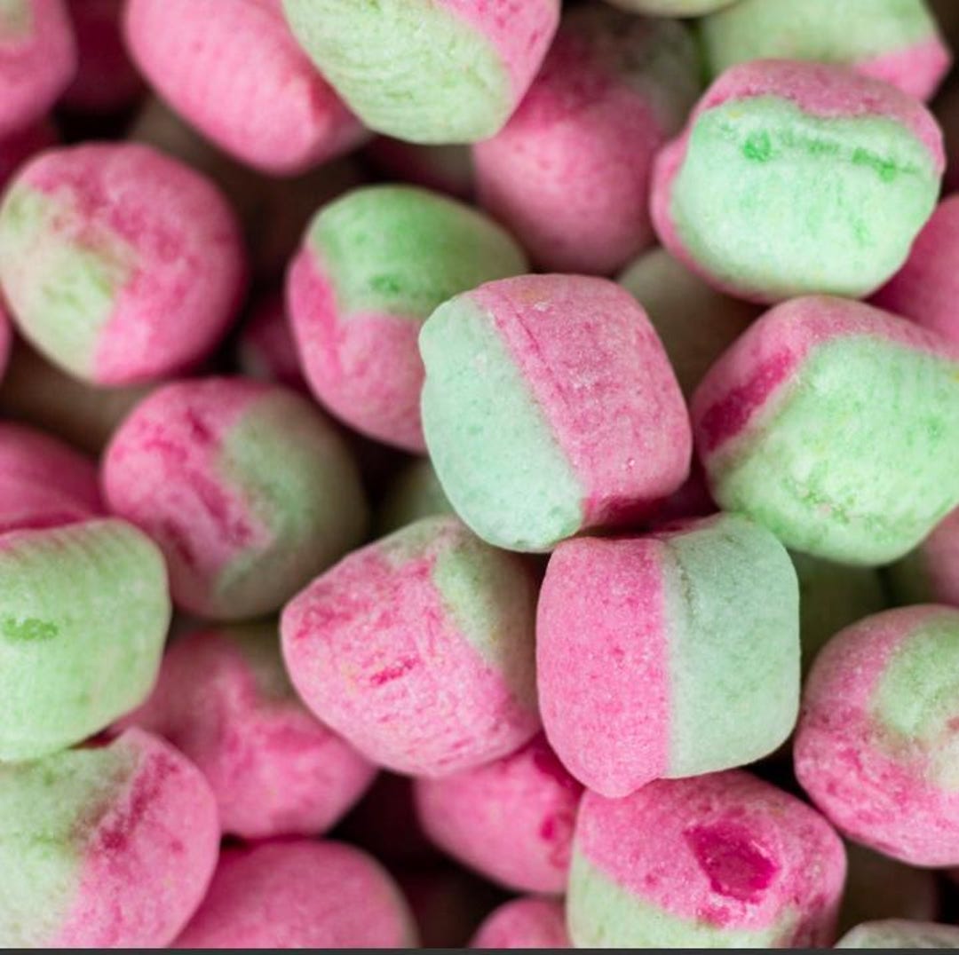 Swedish Sour Watermelon Candy Rocks: Hard Candy Bites - Etsy