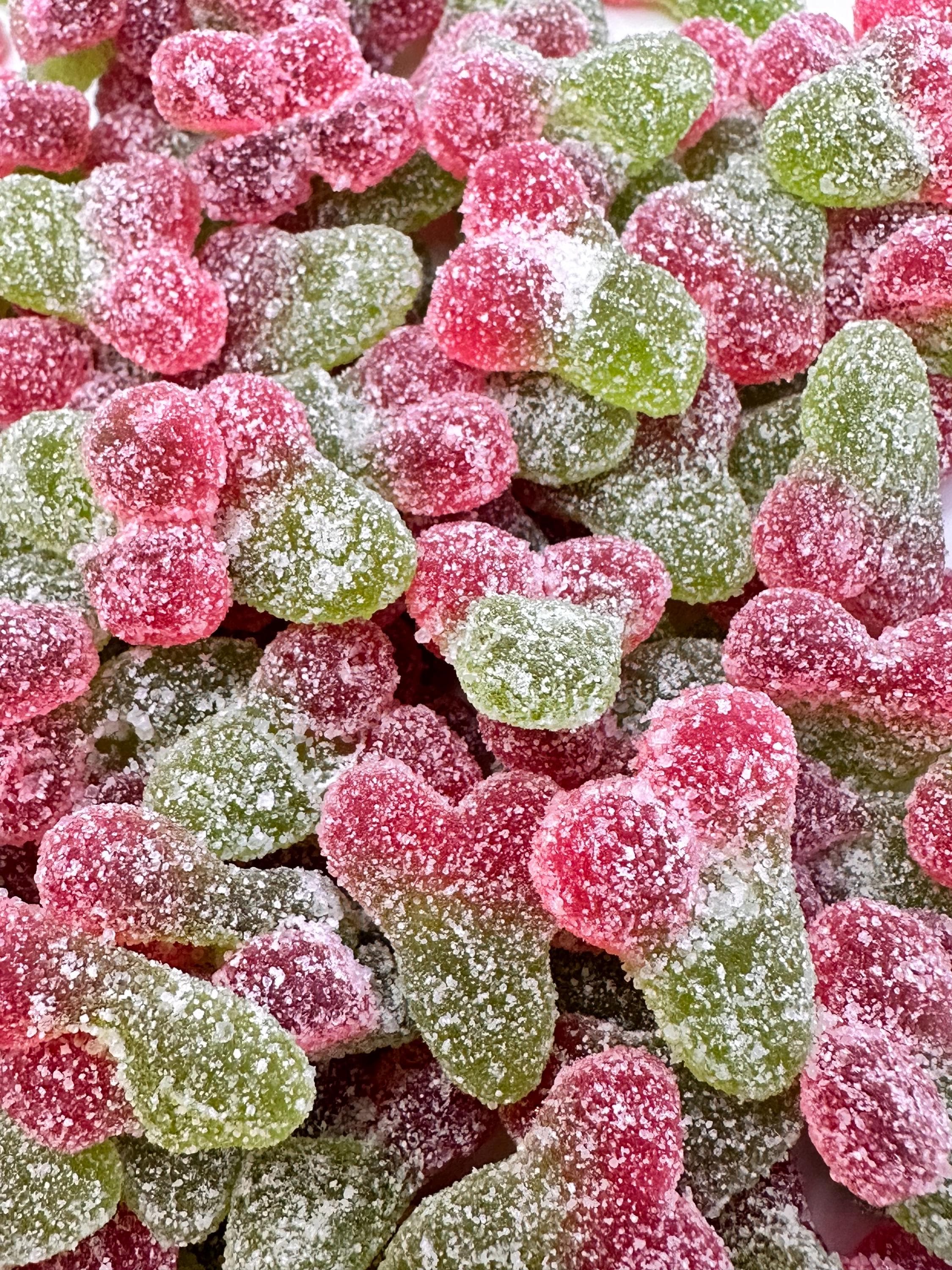 Sugar-free Swedish Sour Cherry Gummies: Swedish Candy - Etsy