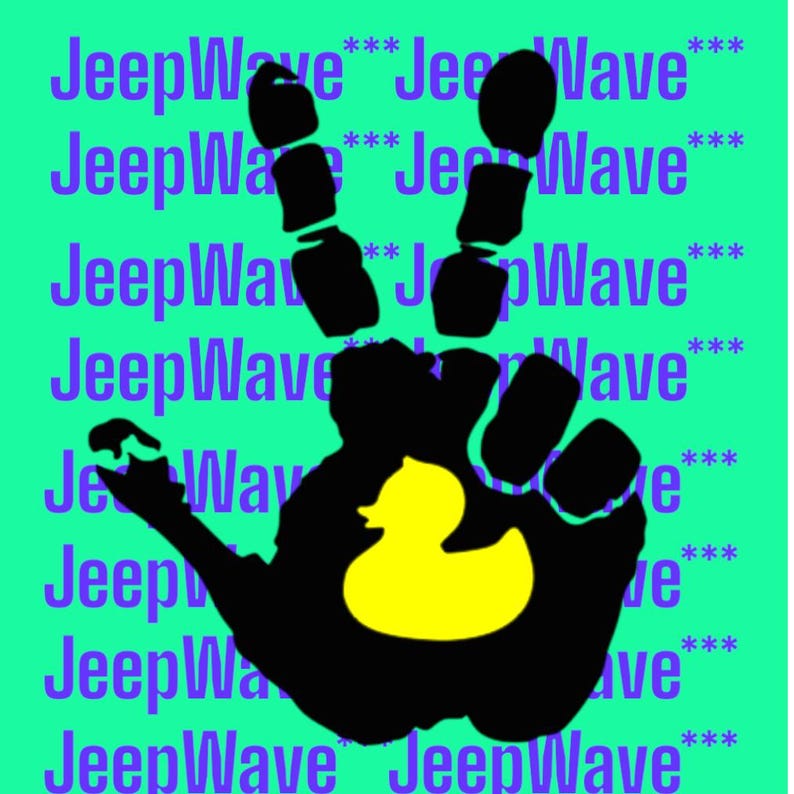 Jeep Duck Wave/peace Sign; Digital File; Instant Download; Use for ...