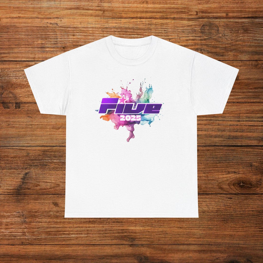 Five Reunion T-shirt, Tour, Boyband, Music, Reunion Event Apparel ...