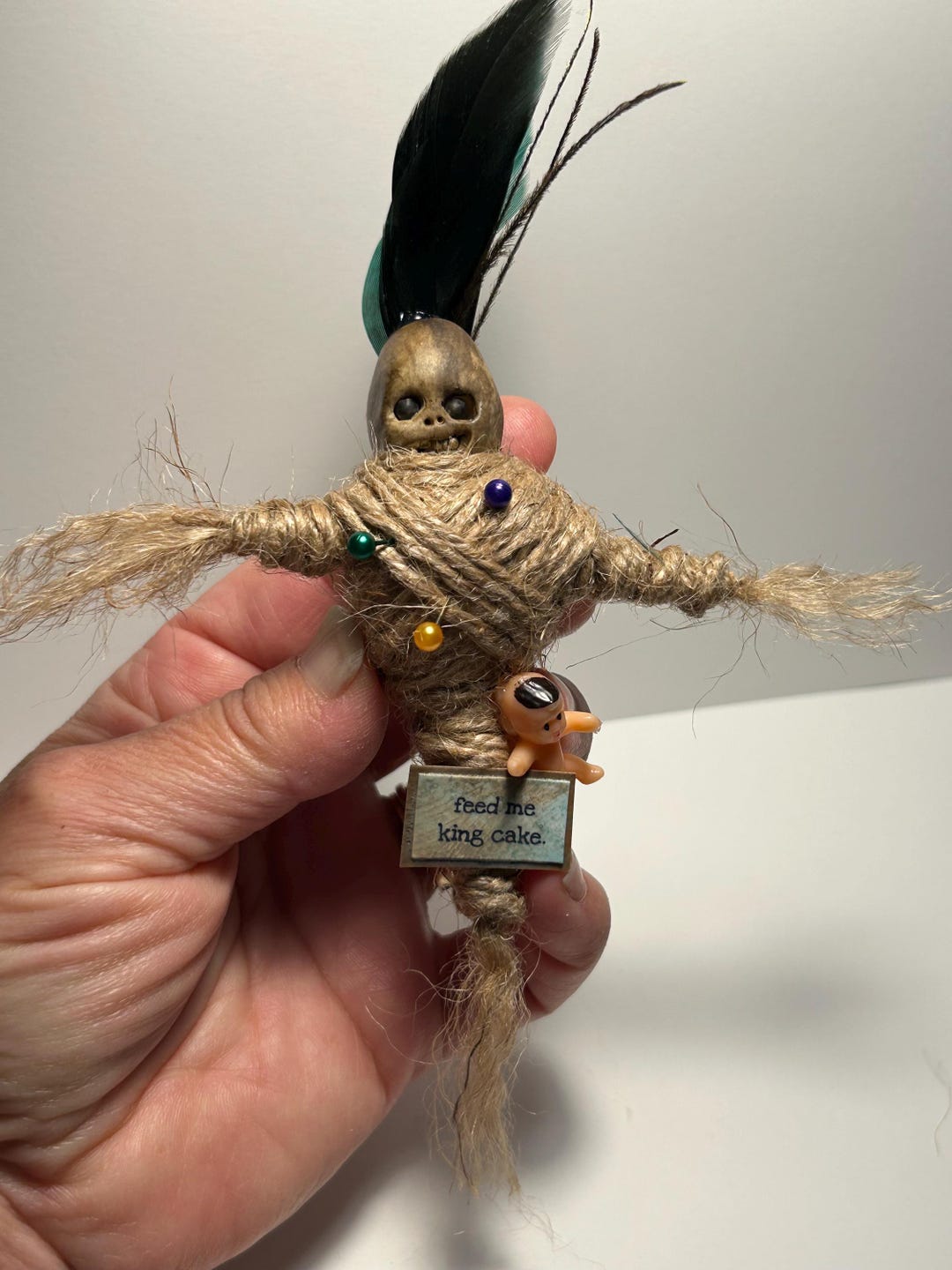 Mardi Gras Voodoo Doll ‘feed Me King Cake’ - Etsy