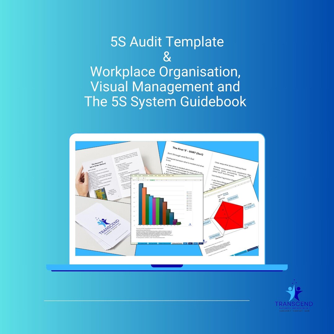 5S Audit Template & Visual Management and 5S User Guidebook - Etsy