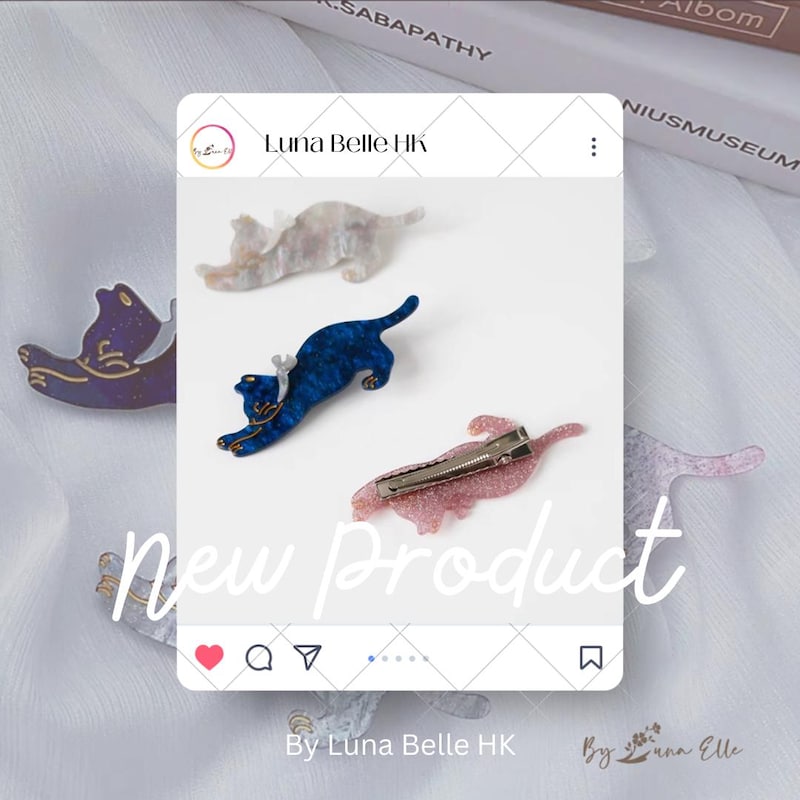 Cat Hair Clip - Etsy