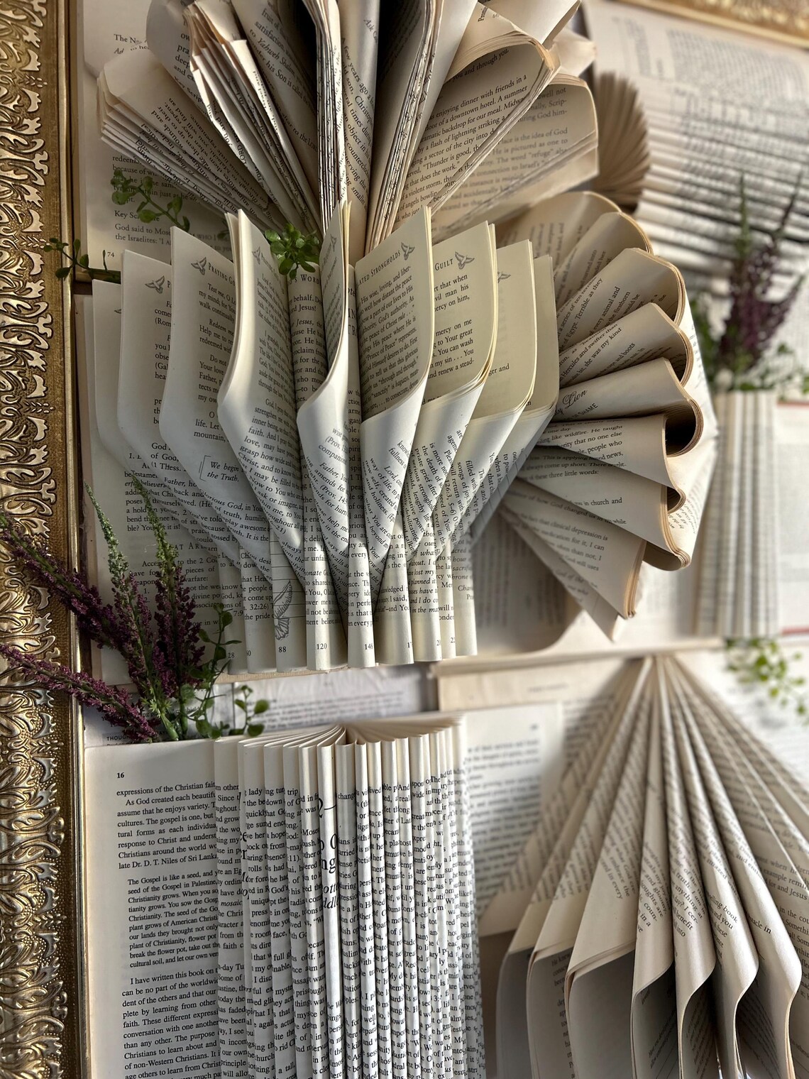 Folded Book Frame - Etsy
