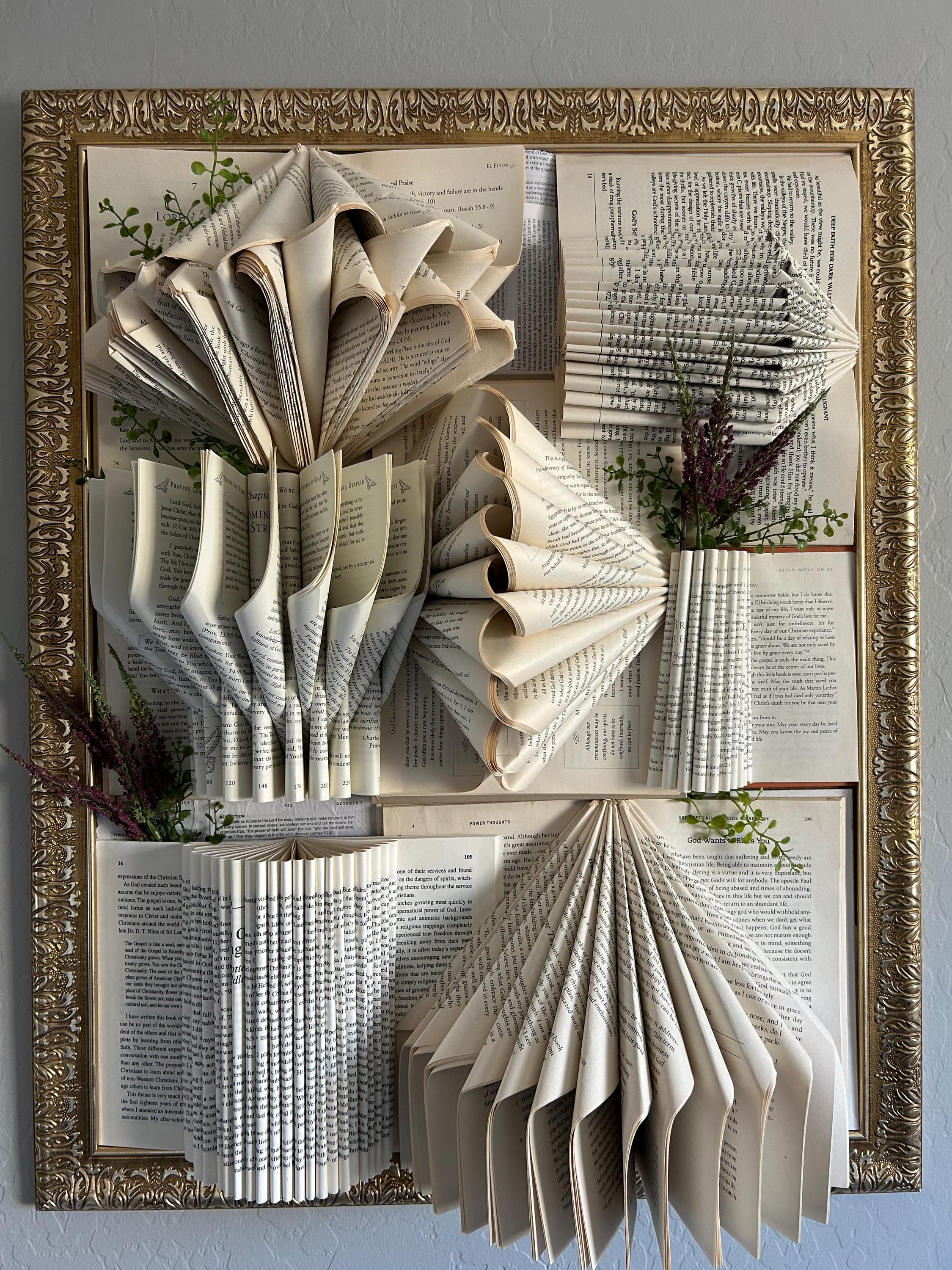 Folded Book Frame - Etsy