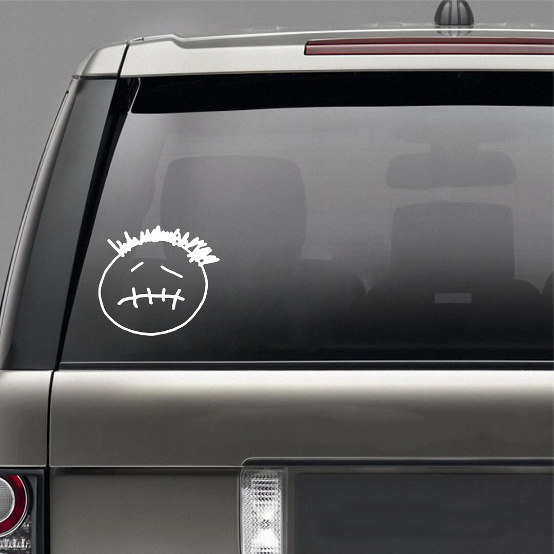 Cactus Jack Face | Travis Scott Weather Proof Car Decal + Buy One Get ...