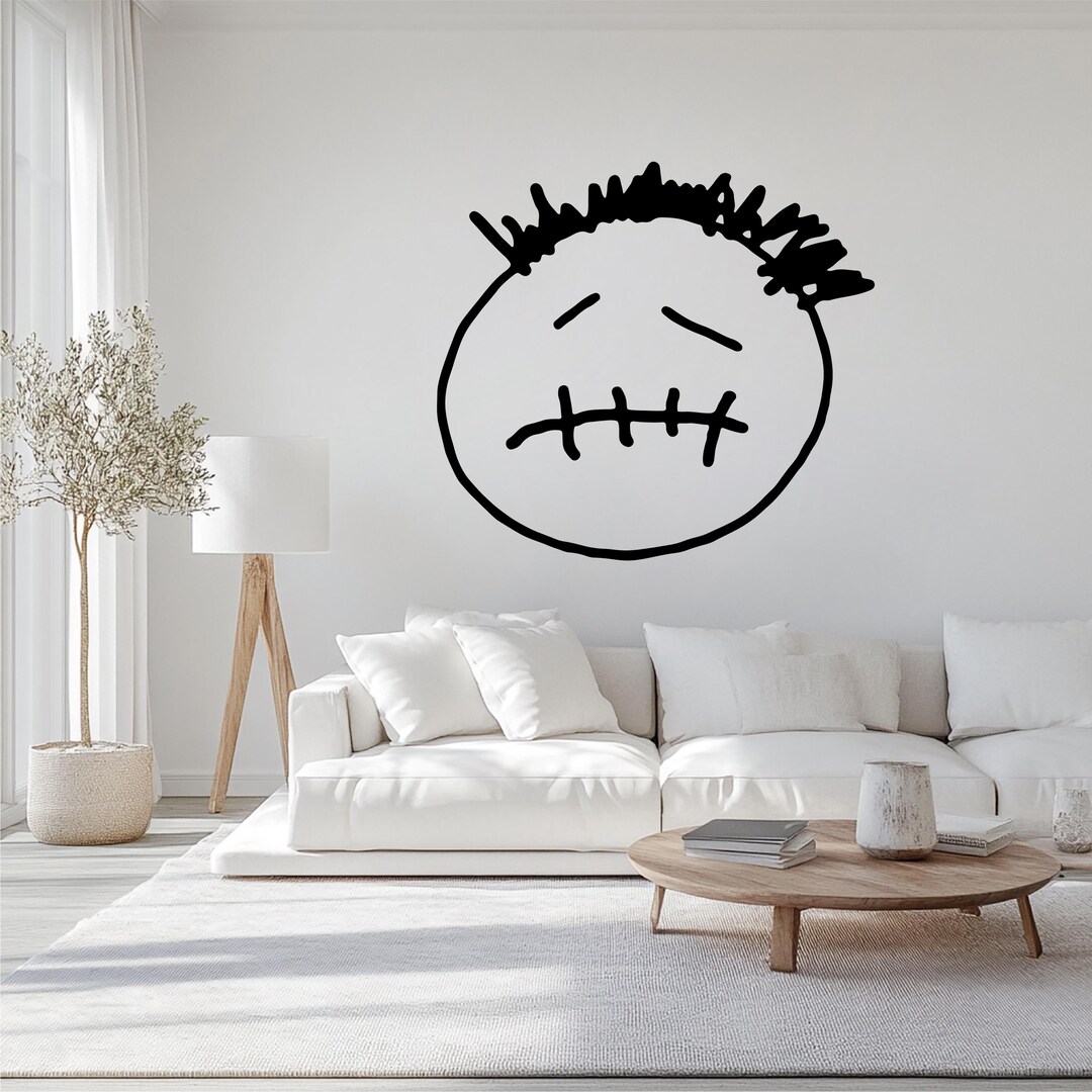 Cactus Jack Face | Travis Scott Wall Decal + Free Sticker Pack - Etsy UK