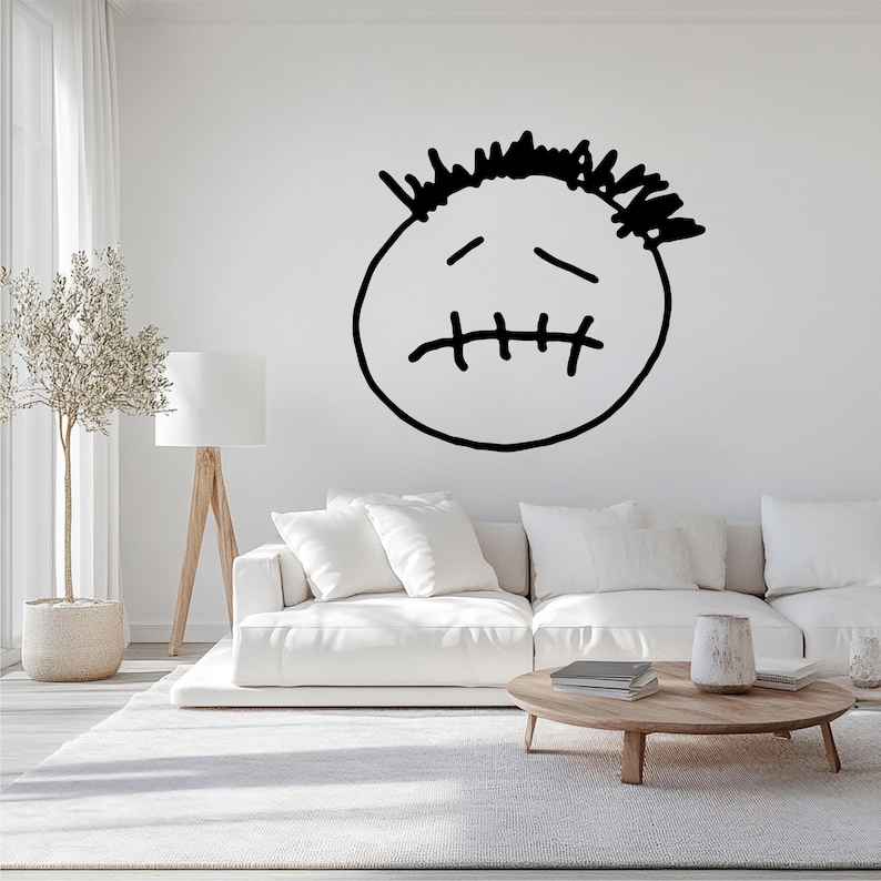 Cactus Jack Face | Travis Scott Wall Decal + Free Sticker Pack - Etsy