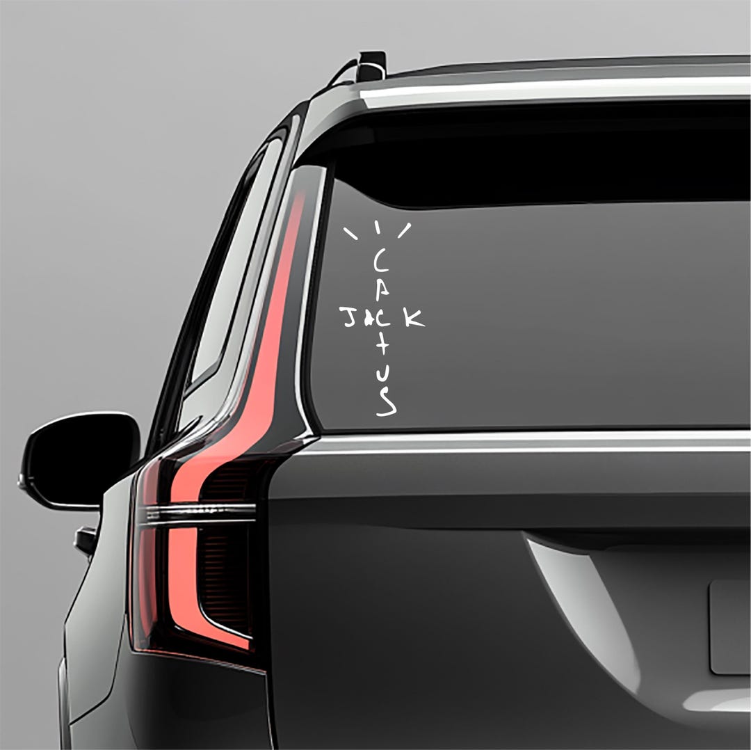 Cactus Jack | Travis Scott Weather Proof Car Decal + Buy One Get One ...