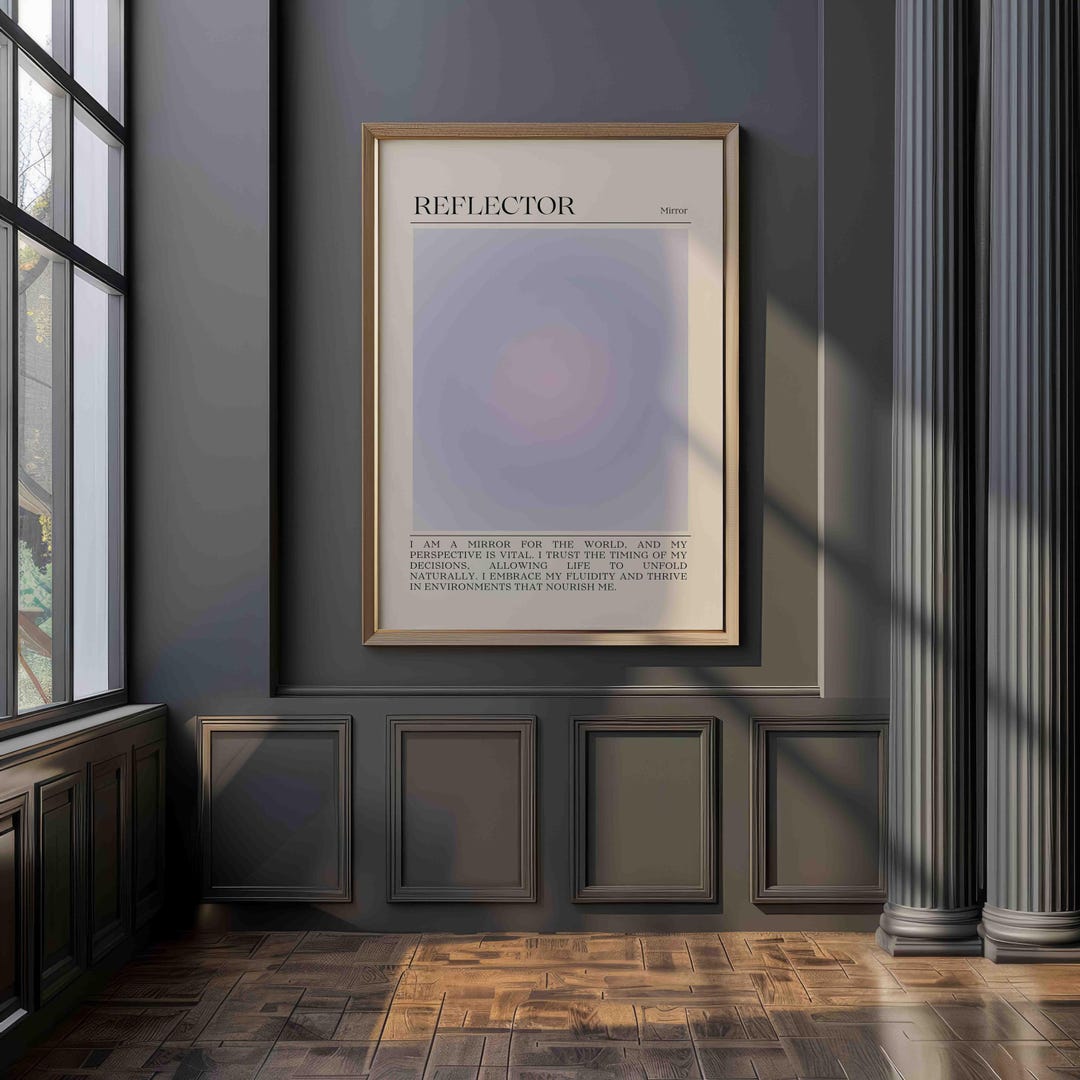 Human Design REFLECTOR Aura Poster Print - DIY Spiritual Decor Unlock ...