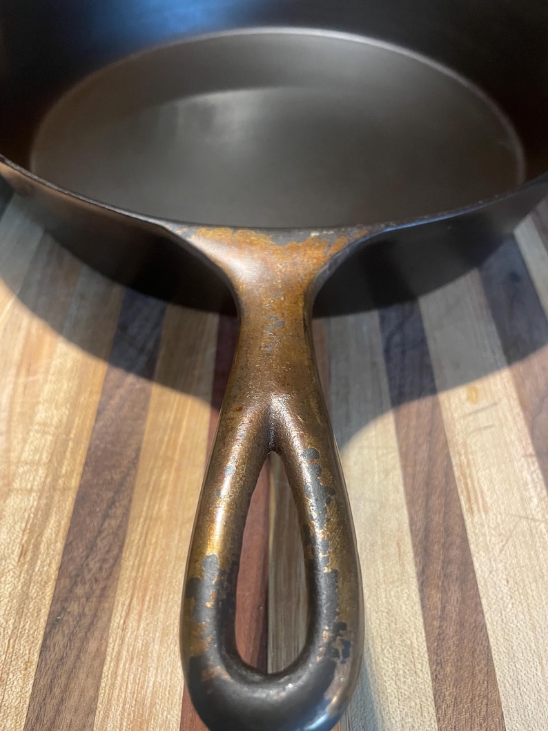 Vintage Wapak #9 Cast Iron Skillet: Restored Antique Frying Pan - Etsy
