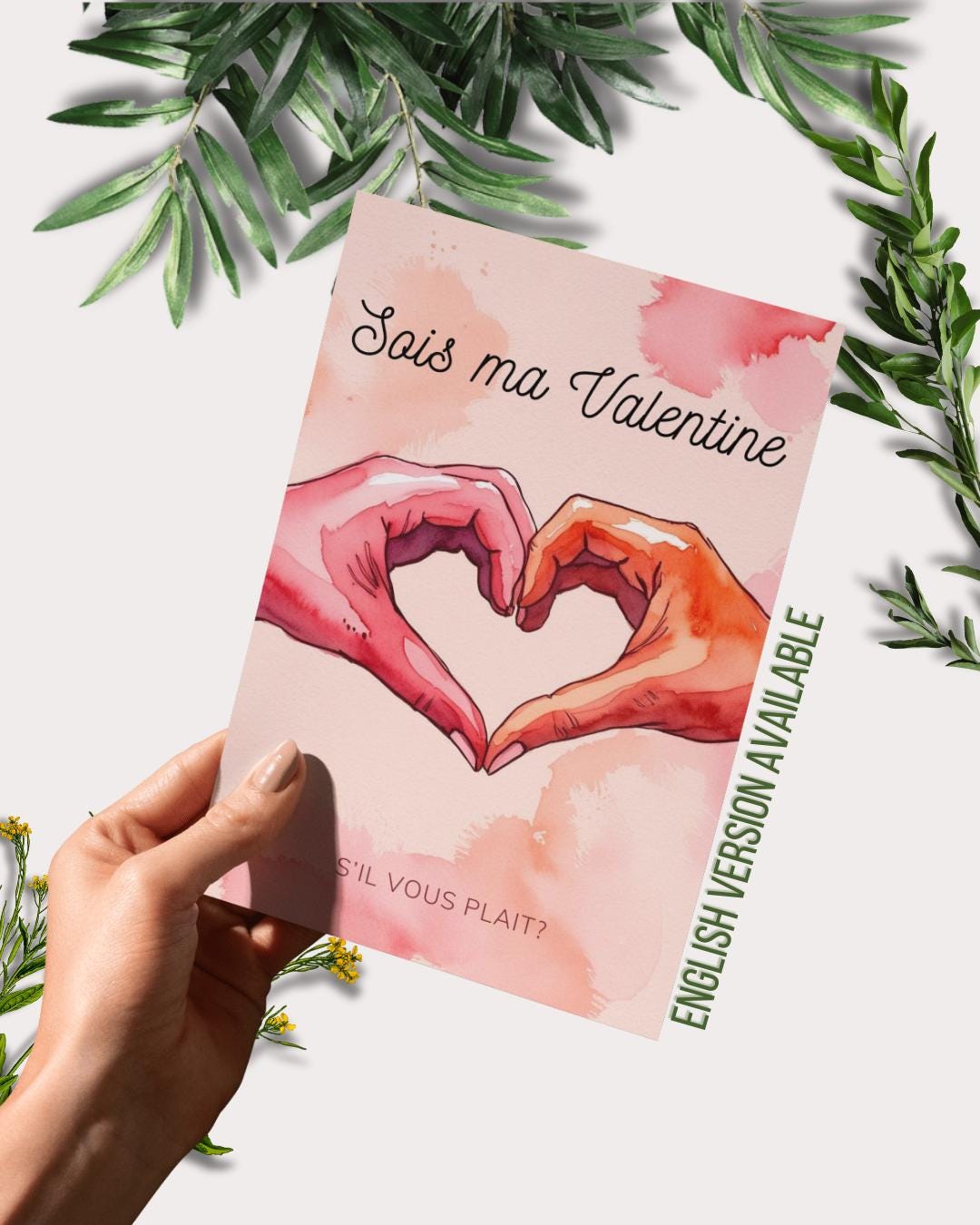 Downloadable and Printable Valentine's Day Card: Please Be My Valentine ...