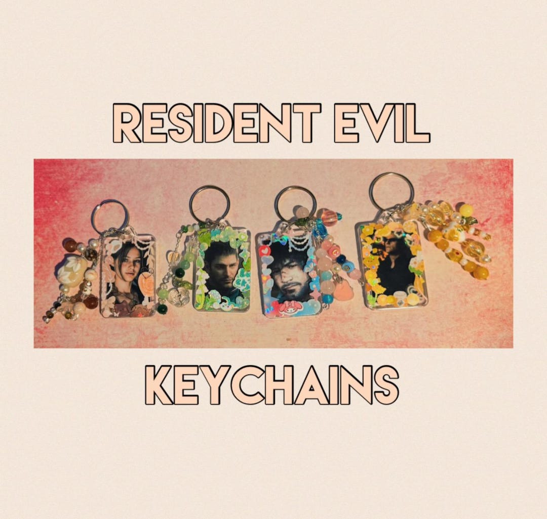 Resident Evil Keychains | Bag/keys - Etsy