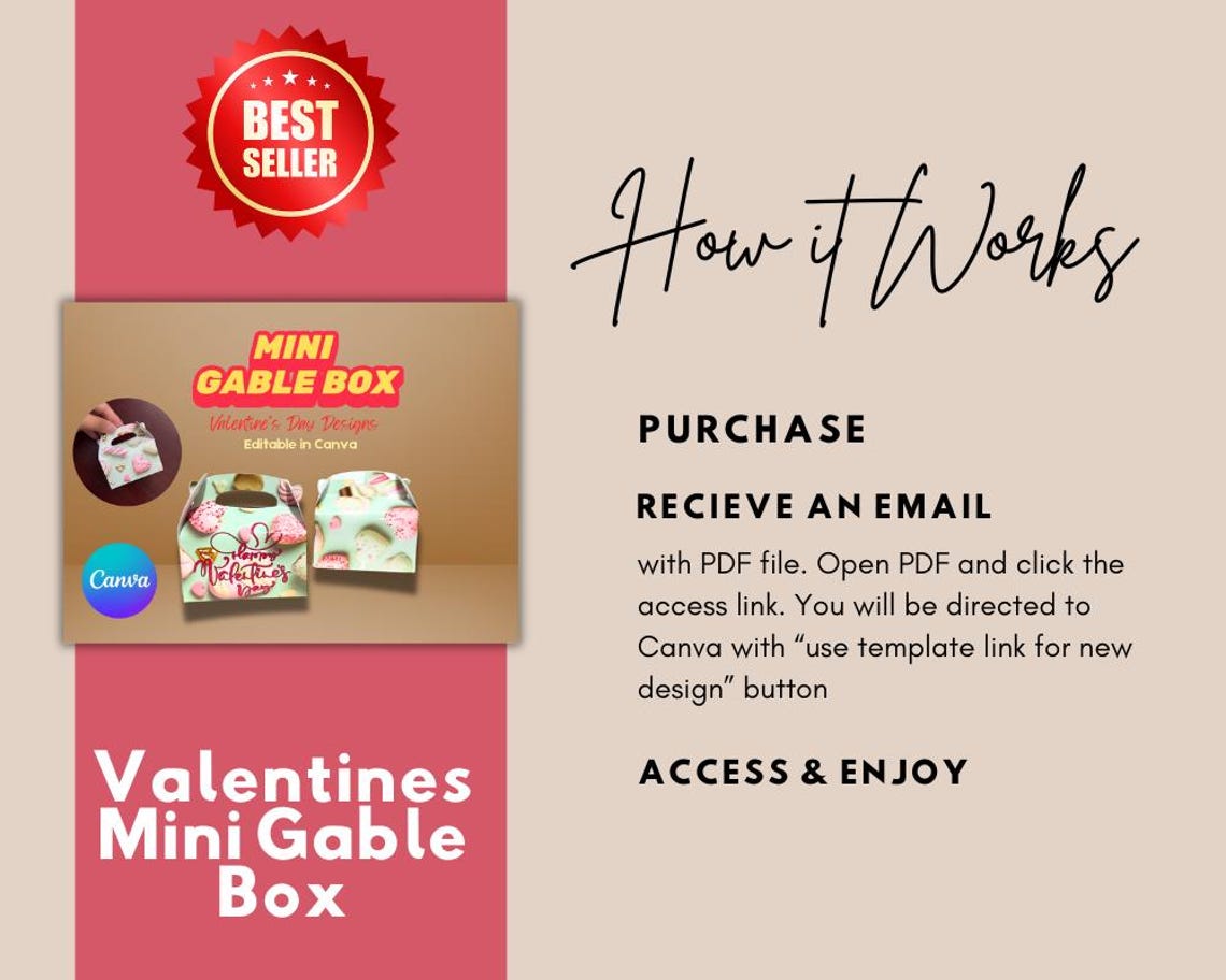 Ice Cream Birthday Gable Box, Mini Gable Box, Party Favors, Souvenir ...