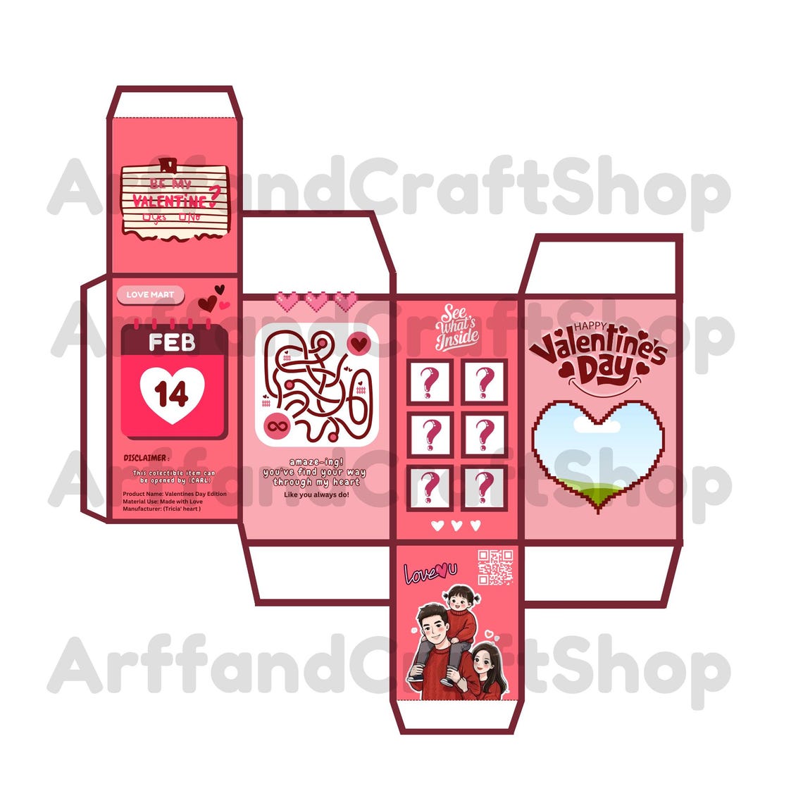Lovemart Valentines Blind Box, Customized Blind Box, Surprise Box ...