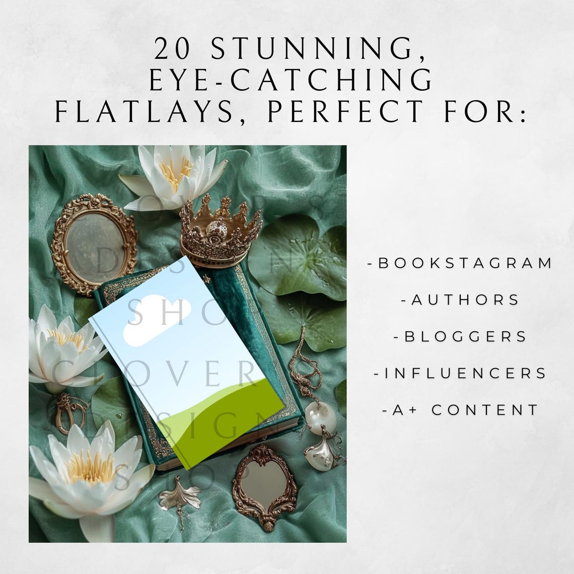 Fairy Tale Bookstagram Flatlays | 20 Templates for Canva | Fantasy ...
