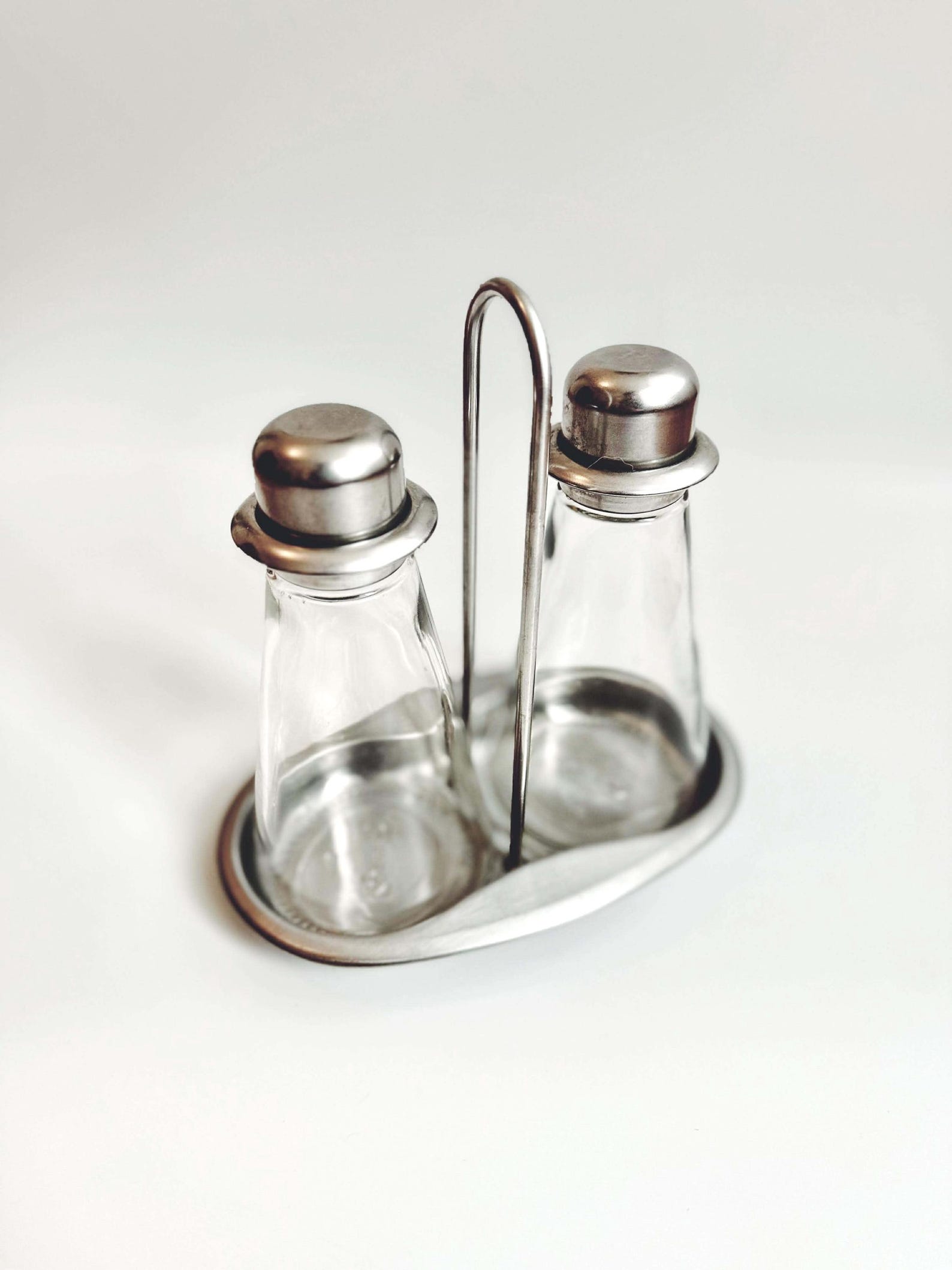 Vintage IKEA Oil & Vinegar Cruet Set | Scandinavian Stainless Steel ...