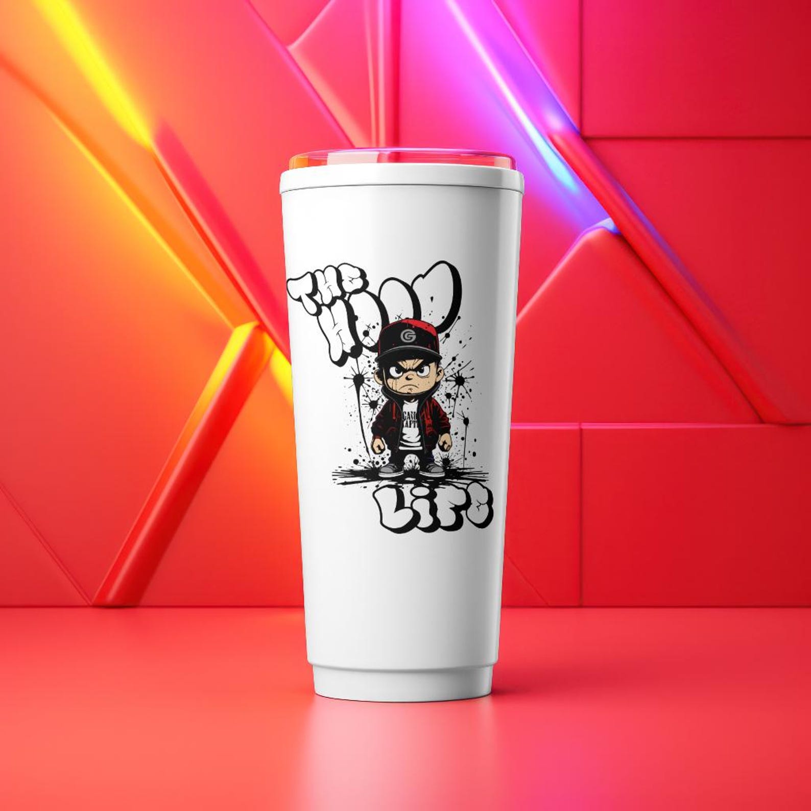 Street Style Cartoon Character Graphic – Urban Graffiti-inspired Baller ...