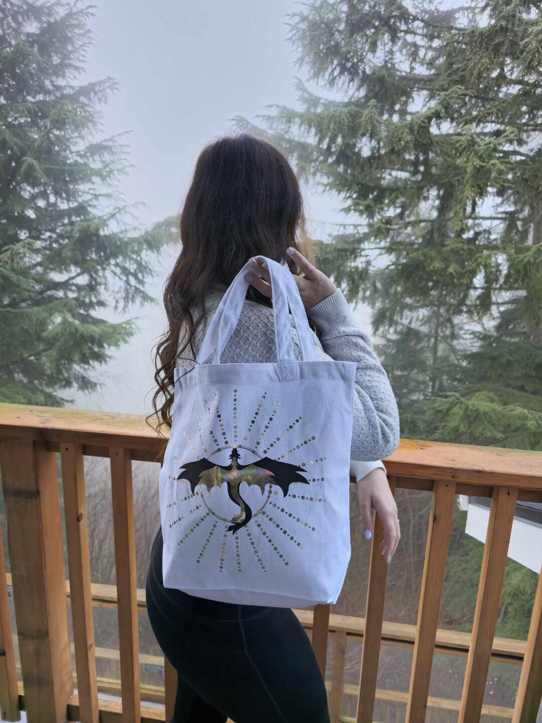 Fourth Wing Inspired Tote Bag - Etsy