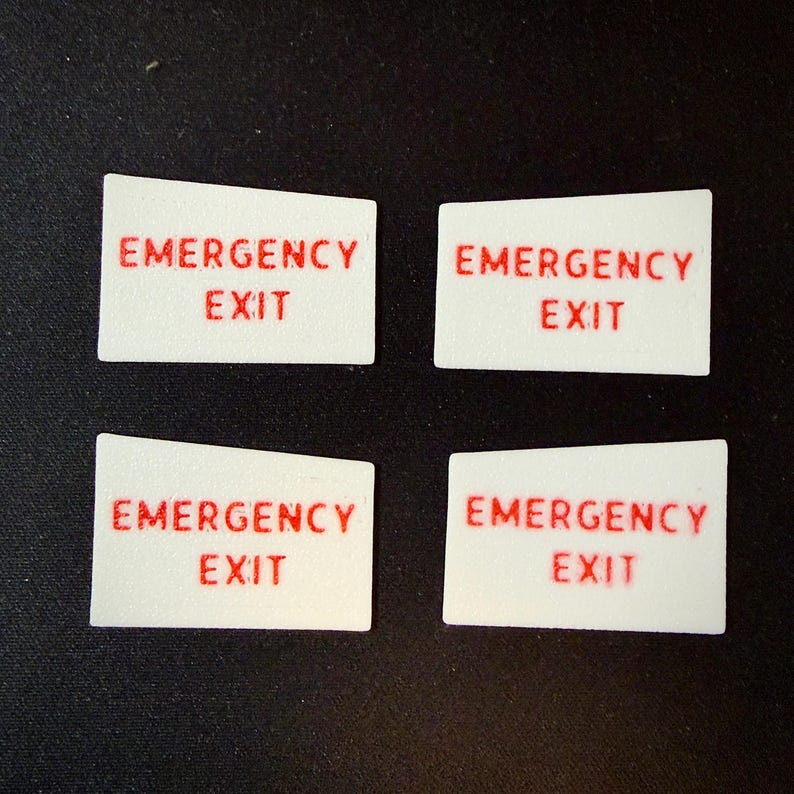 Cybertruck, MY, M3 & MS Emergency Exit Decals - Emergency Door Latch ...