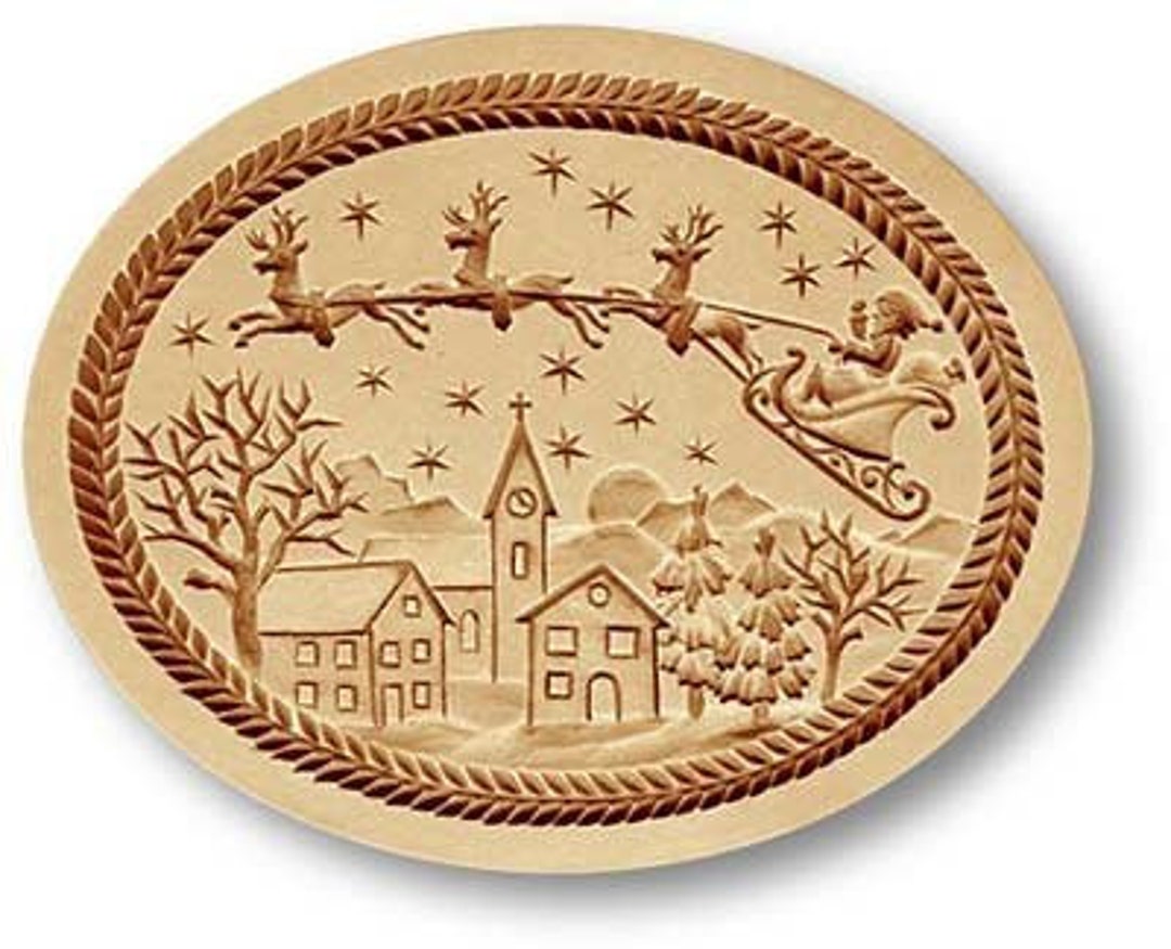 Springerle Cookie Mold Santa Claus is Coming 1094 - Etsy
