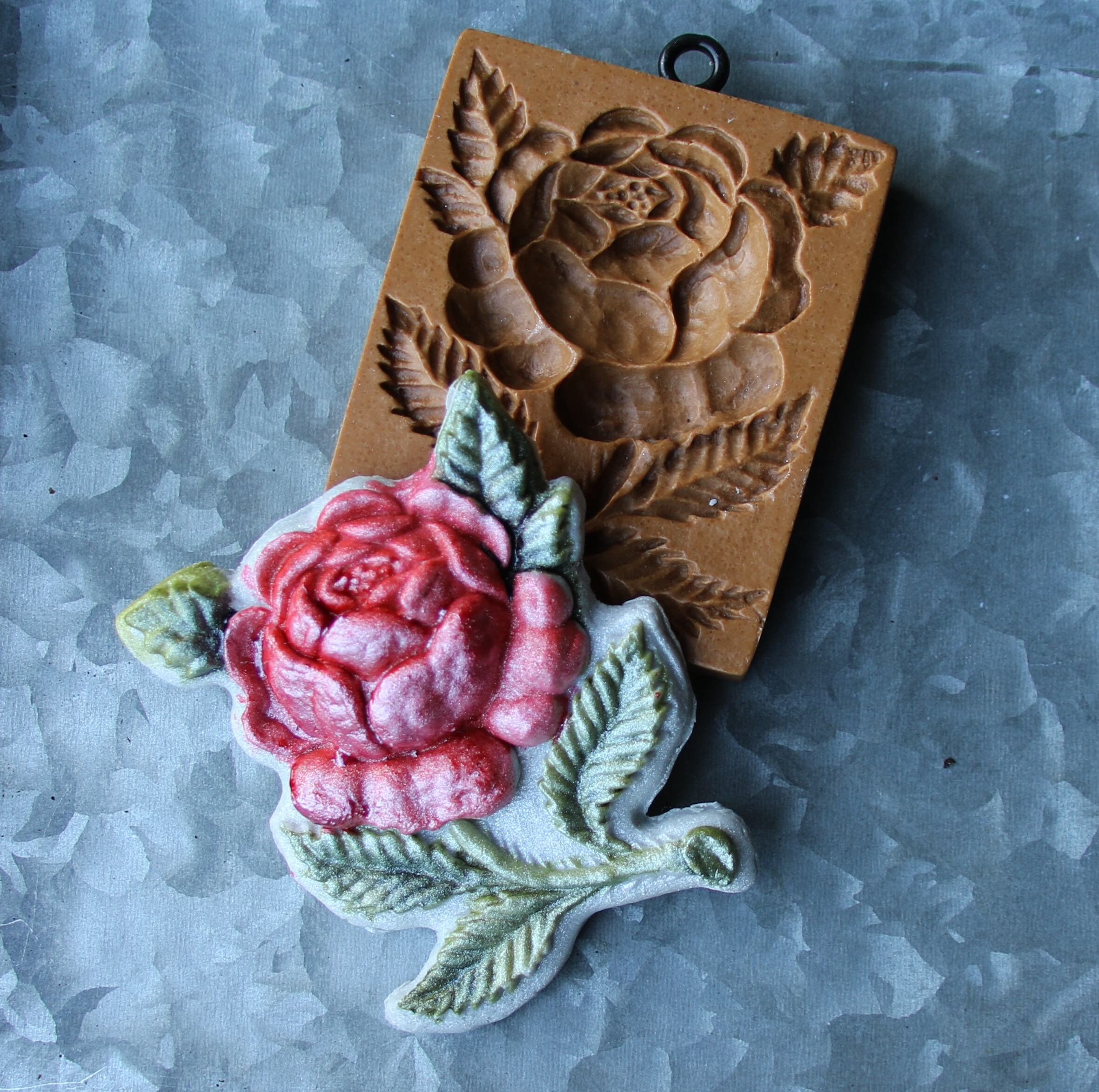Rose Deep Relief Springerle Cookie Mold by Anis-paradies 2332 - Etsy