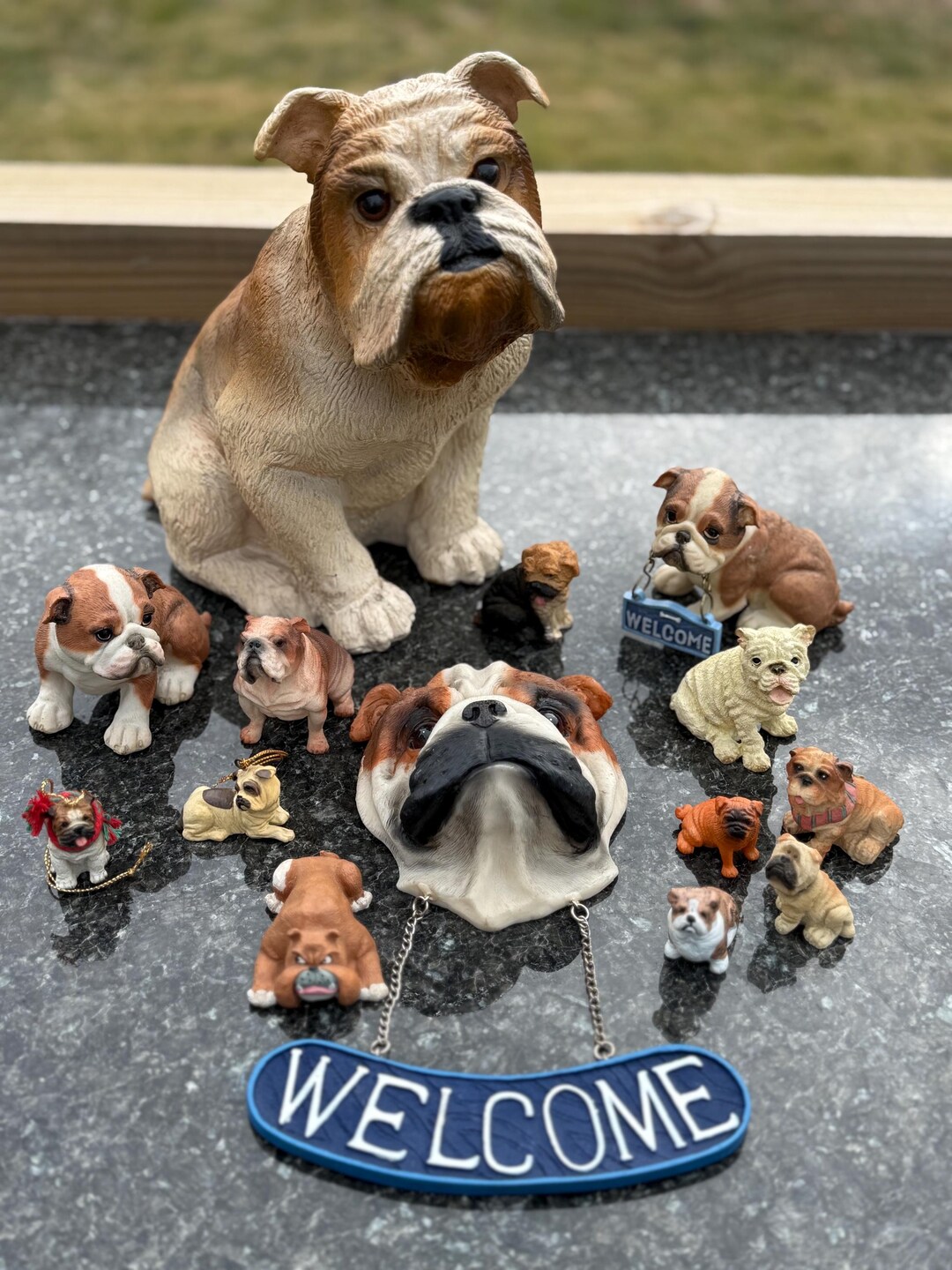 Lot of 14 Resin Bulldog Figures. Dog Collection of Bully Dogs - Etsy