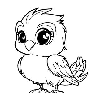 Birds Coloring Pages for Kids – 20 Fun Bird Designs With Names ...
