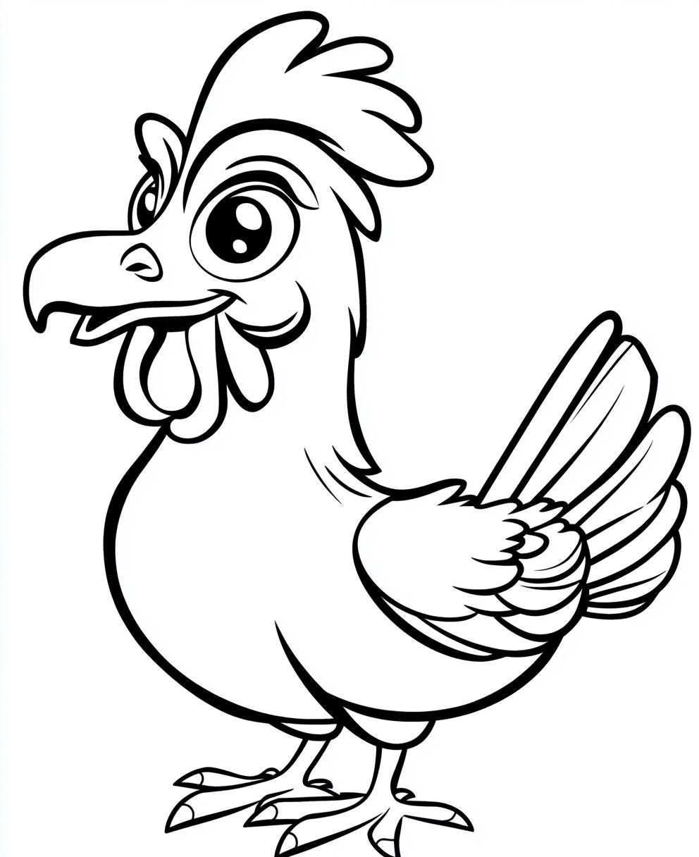 Cute Farm Animals Coloring Pages for Kids | 20 Unique Printable Designs ...