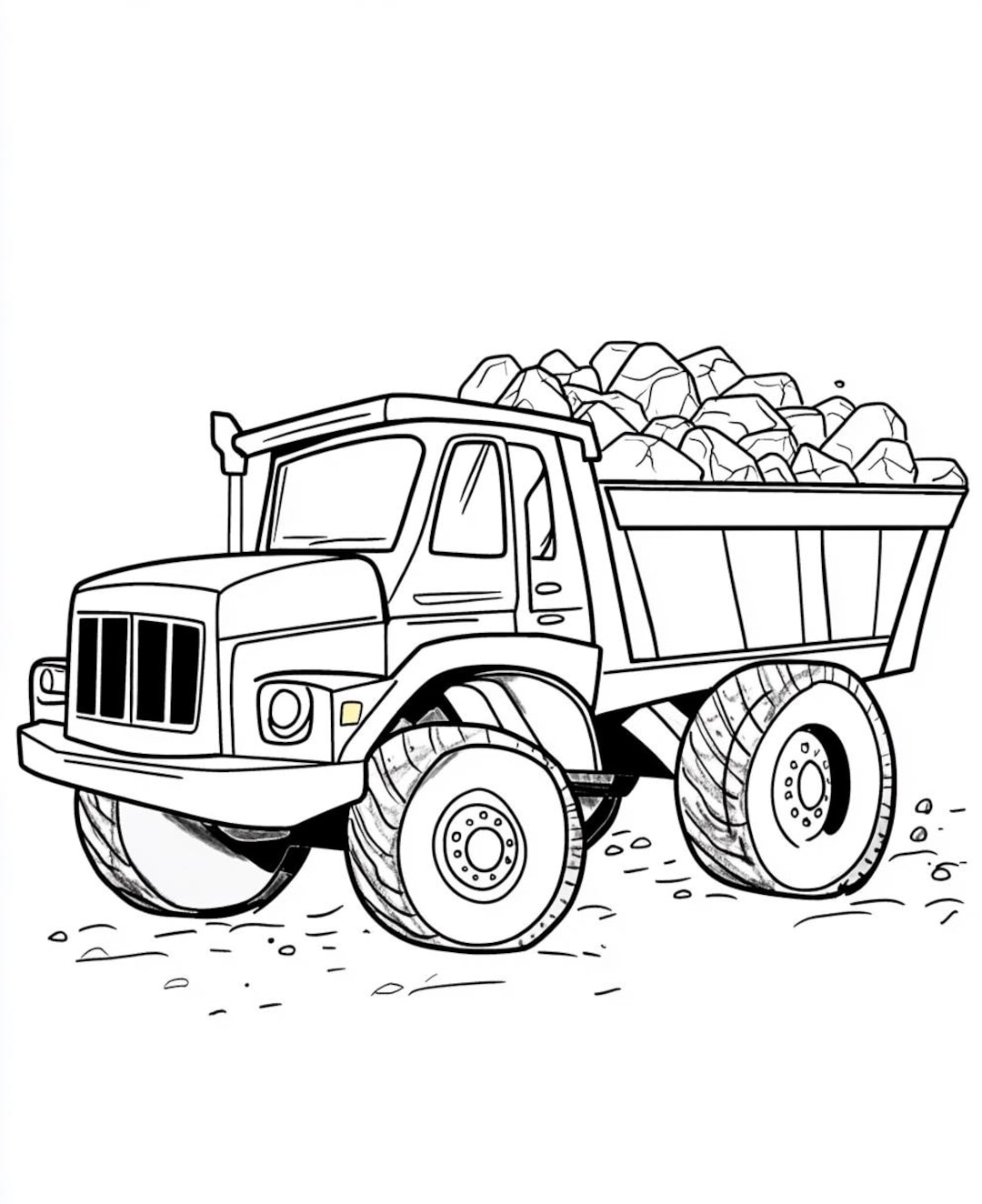 Vehicles Coloring Pages for Kids – 20 Fun Car, Truck & Plane Designs ...