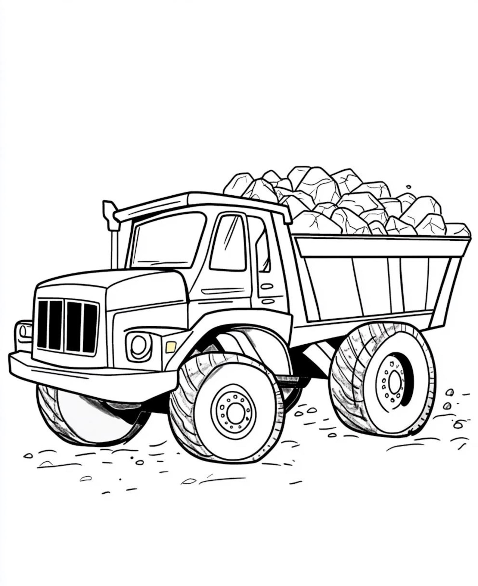 Vehicles Coloring Pages for Kids – 20 Fun Car, Truck & Plane Designs ...