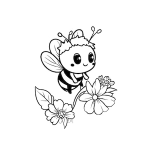 Honey Bee Coloring Pages for Kids – 20 Fun Designs | Digital Download ...
