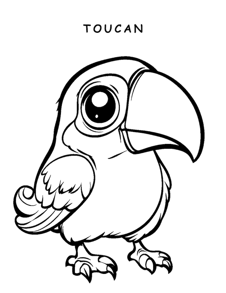 Birds Coloring Pages for Kids – 20 Fun Bird Designs With Names ...