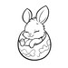 Cute Easter Bunnies Coloring Pages – 20 Fun Designs | Digital Download ...