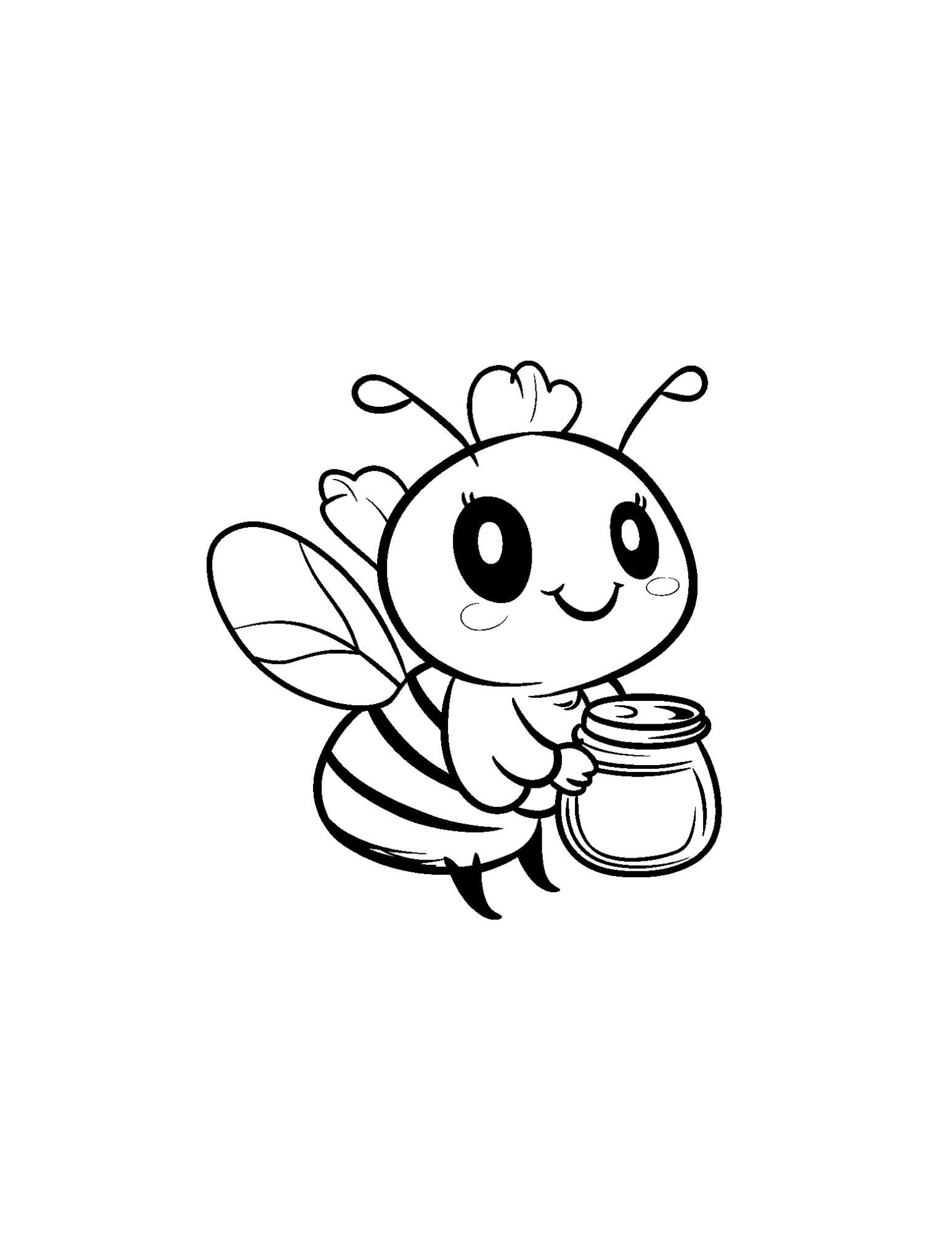 Honey Bee Coloring Pages for Kids – 20 Fun Designs | Digital Download ...