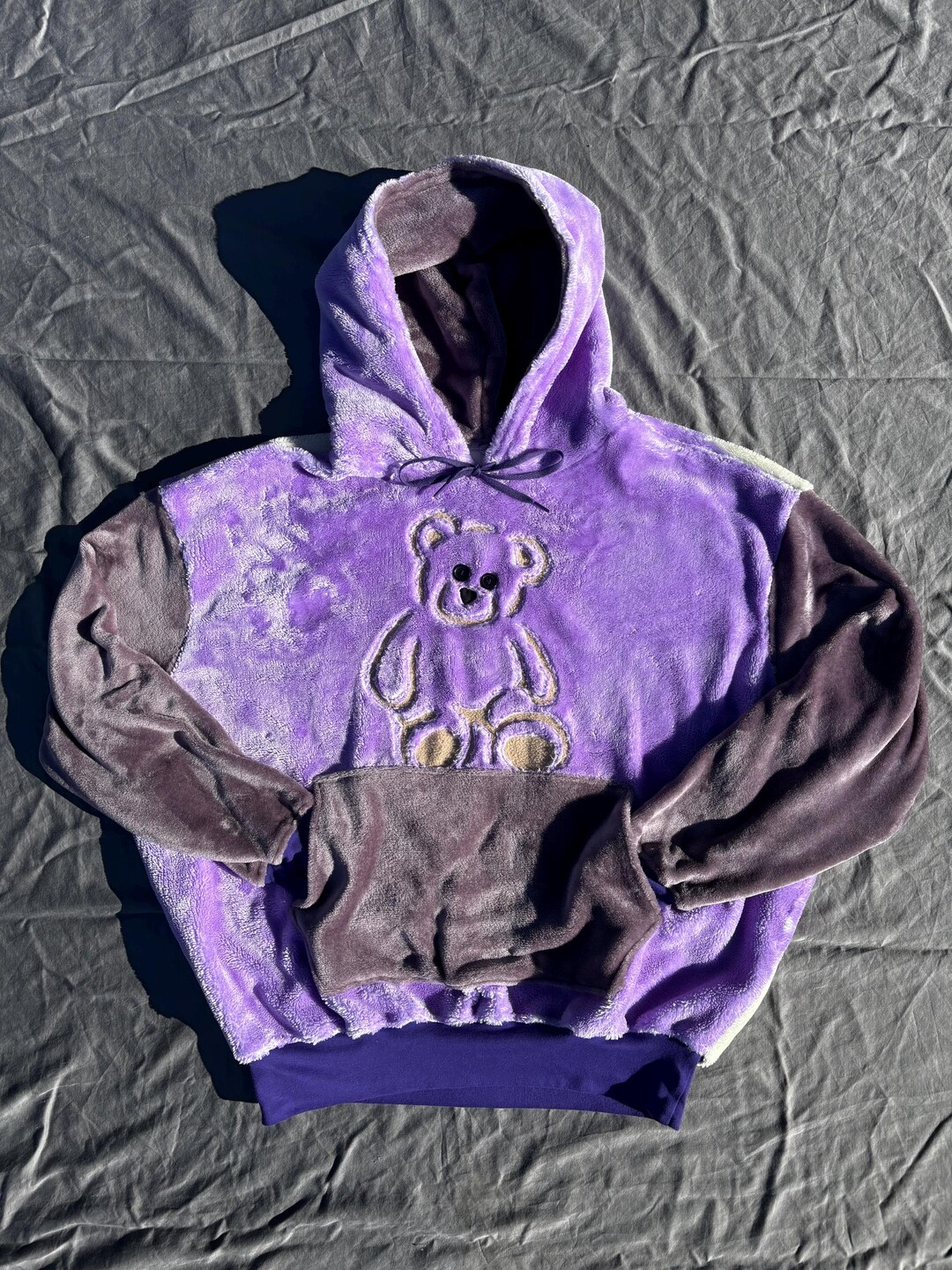 A XL Teddy Bear Hoodie Max From Thrifted Blankets - Etsy Canada