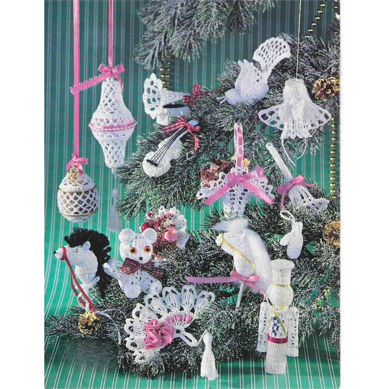 Victorian Crochet Christmas Wedding Ornaments Christmas Crochet ...