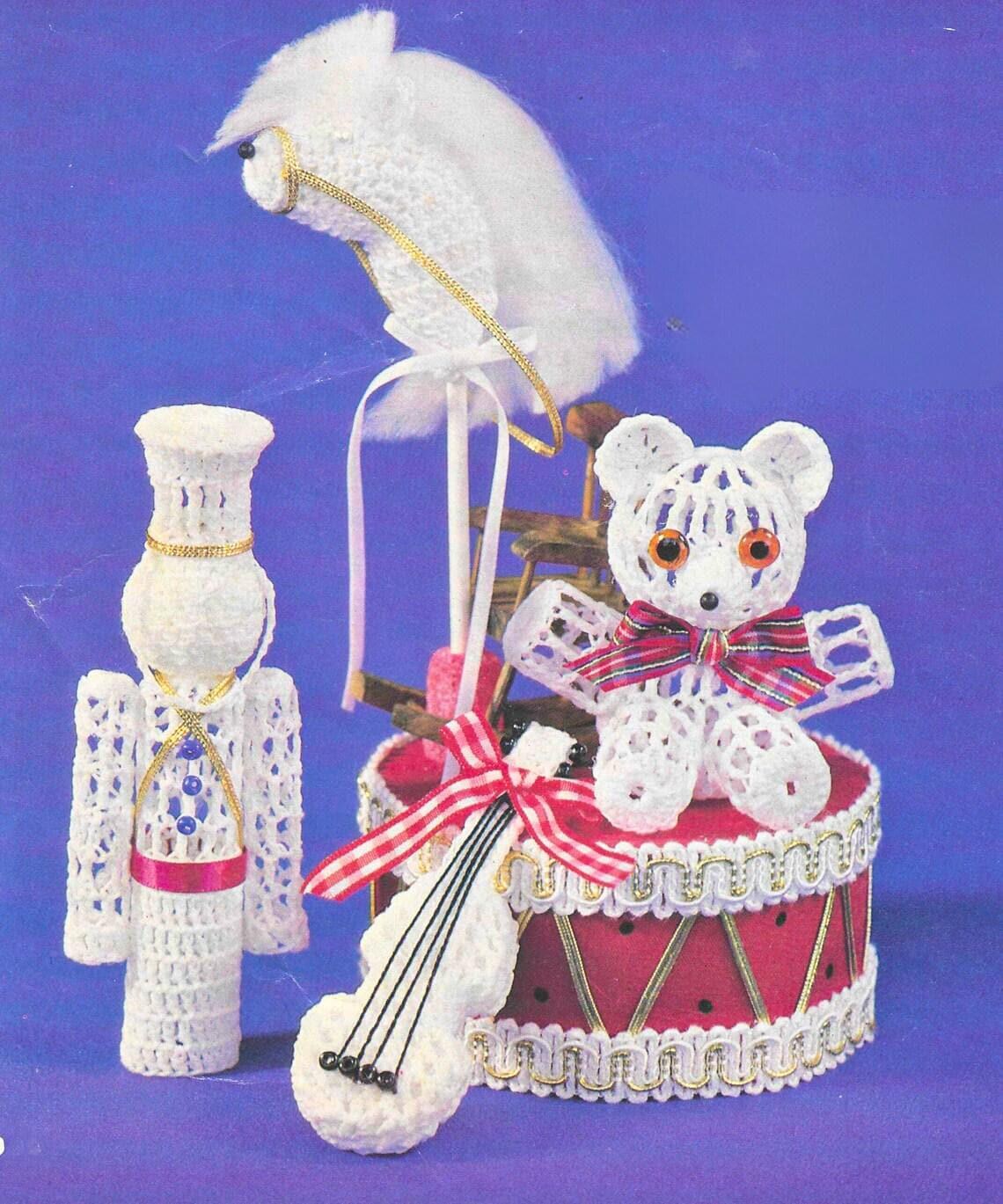 Victorian Crochet Christmas Wedding Ornaments Christmas Crochet ...