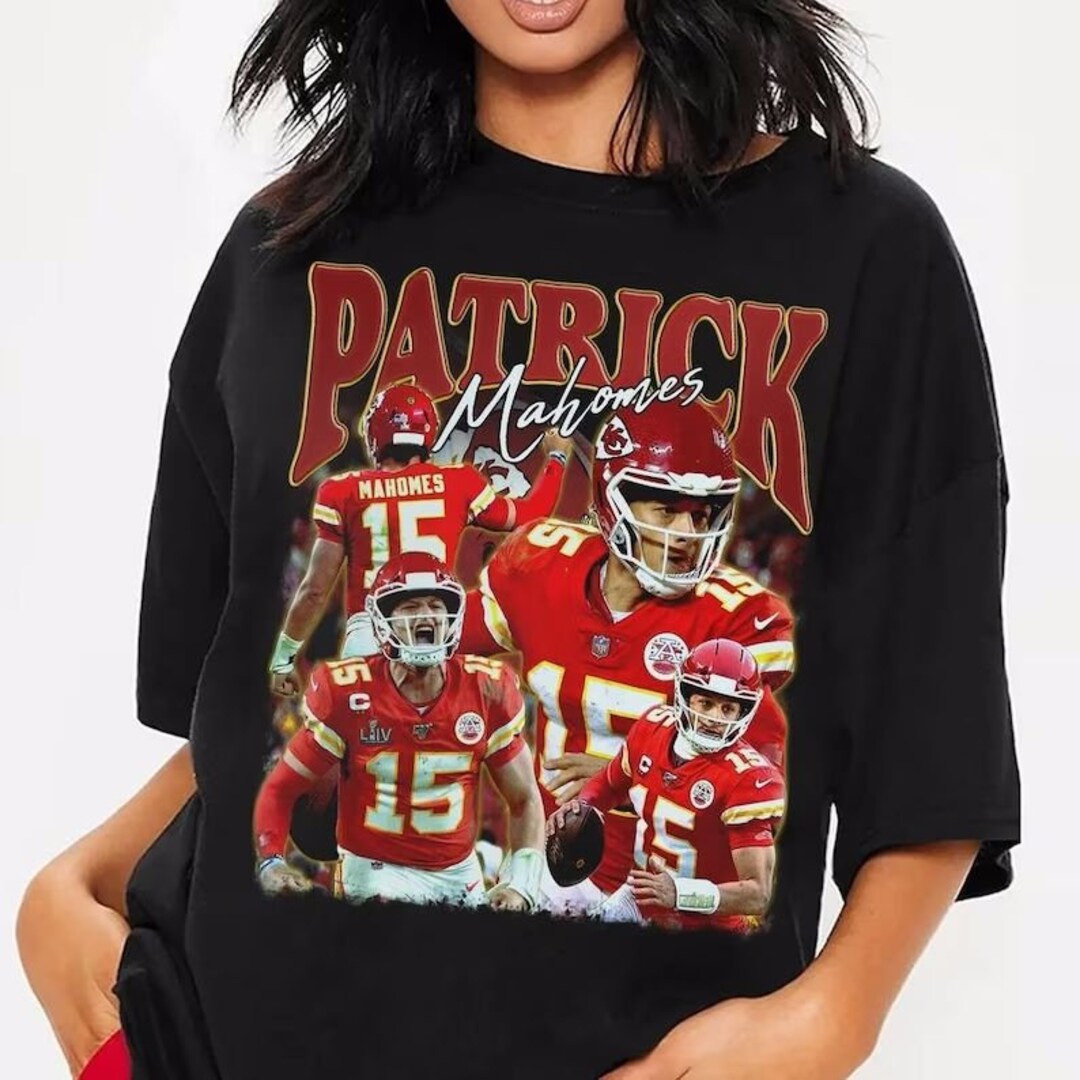 Patrick Mahomes Retro 90s Shirt, Vintage Style T-shirt Sweatshirt ...